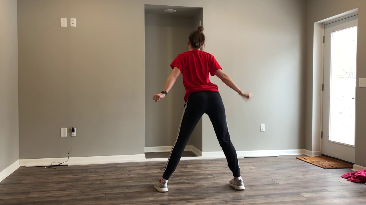 Full dance with counts facing back - YouTube