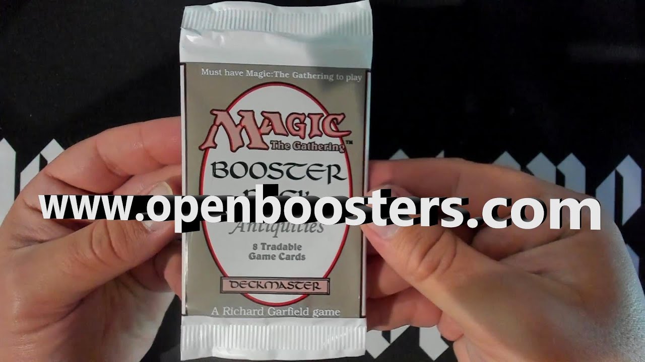 Antiquities Booster opened! 8 Tradable cards of Glory!!! - YouTube