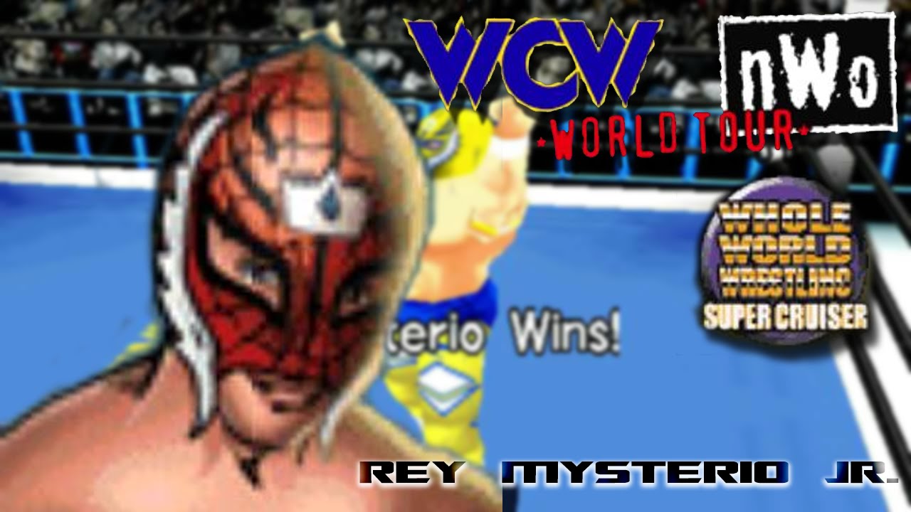 WCW nWo World Tour 720P HD Playthrough - SUPER CRUISERWEIGHT Title with ...