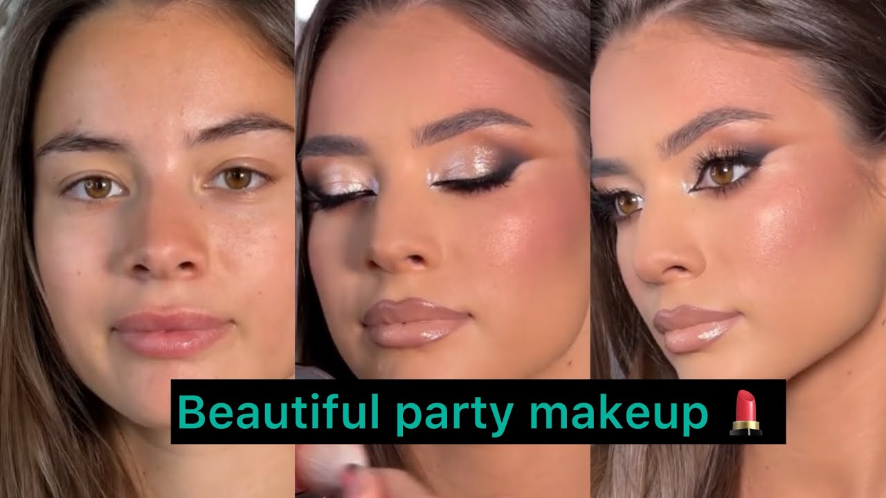 Easy and quick make up 💄 tutorial ( beautiful @SameeebGeee ) party ...