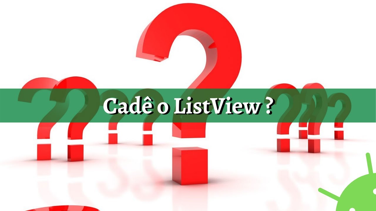 Onde encontro o ListView pro meu projeto ? - YouTube