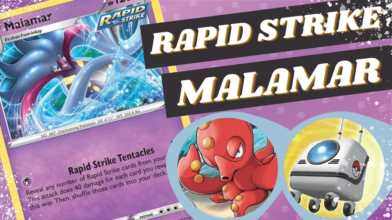 Perfecting Rapid Strike Malamar | Pokemon TCG Evolving Skies - YouTube