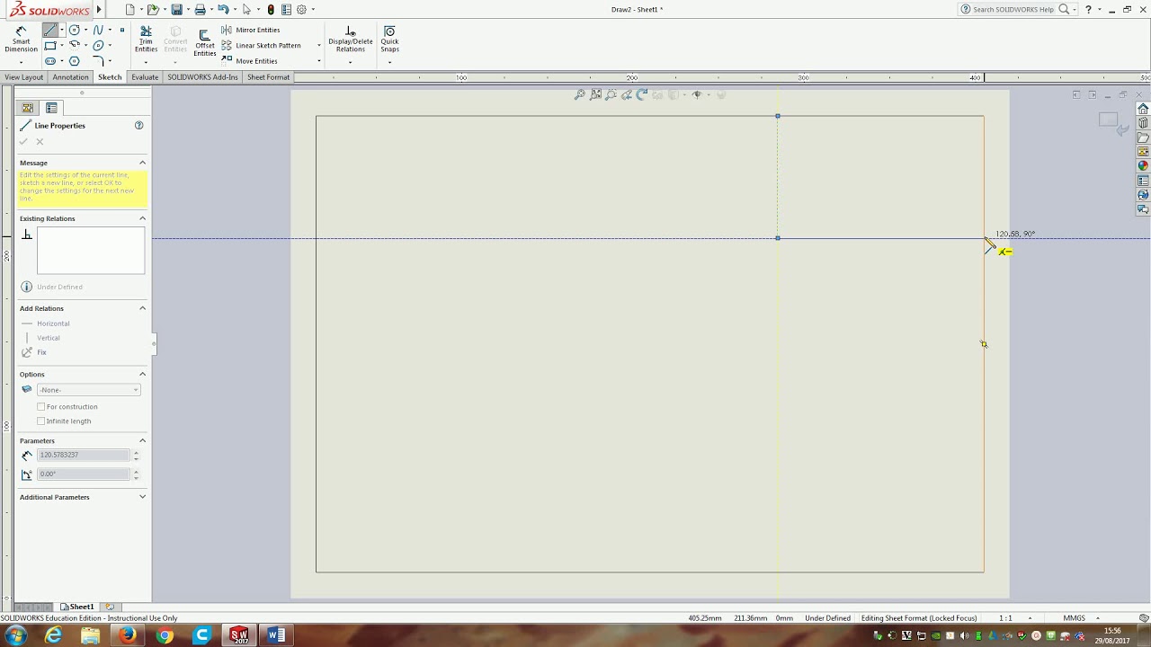 How To Create A Drawing Blank SolidWorks 2017 YouTube How To Create A Drawing Blank SolidWorks 2017 YouTube