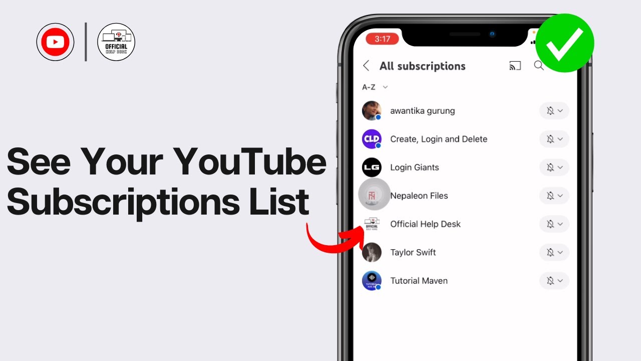 How To See Your YouTube Subscriptions List 2024 (EASY GUIDE) - YouTube