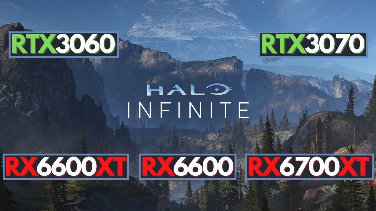 Halo Infinite | RX 6600 vs. RTX 3060 vs. RX 6600 XT and RX 6700 XT vs ...