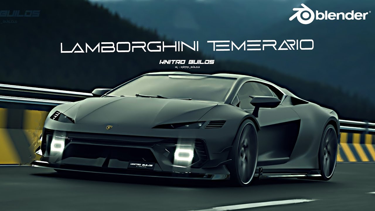 Lamborghini Temerario Bold Build Modified Widebody Concept || Blender ...