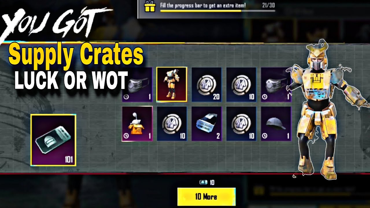 New Supply Crates Opening Pubg || Budget Mecha Set in Supply Crates ...