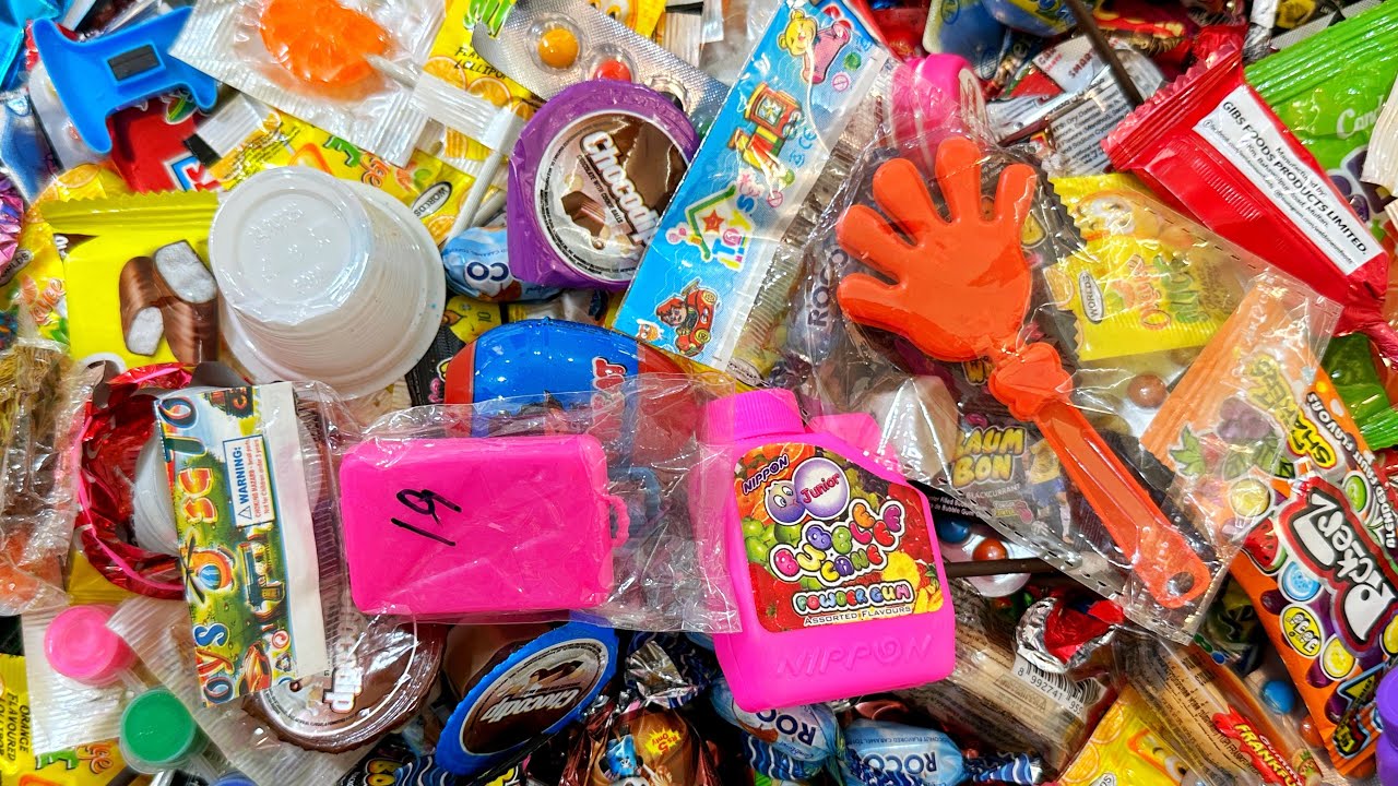 Satisfying Video | Yummy Rainbow BUBBLE GOBBLE Candies,Chocolates and ...