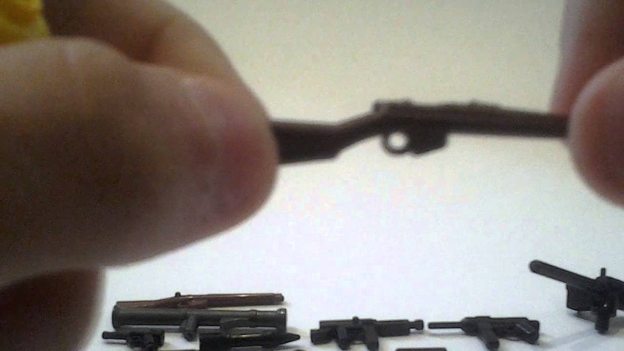 Lego review #1 [brickarms ww2 weapons pack v1 ] - YouTube