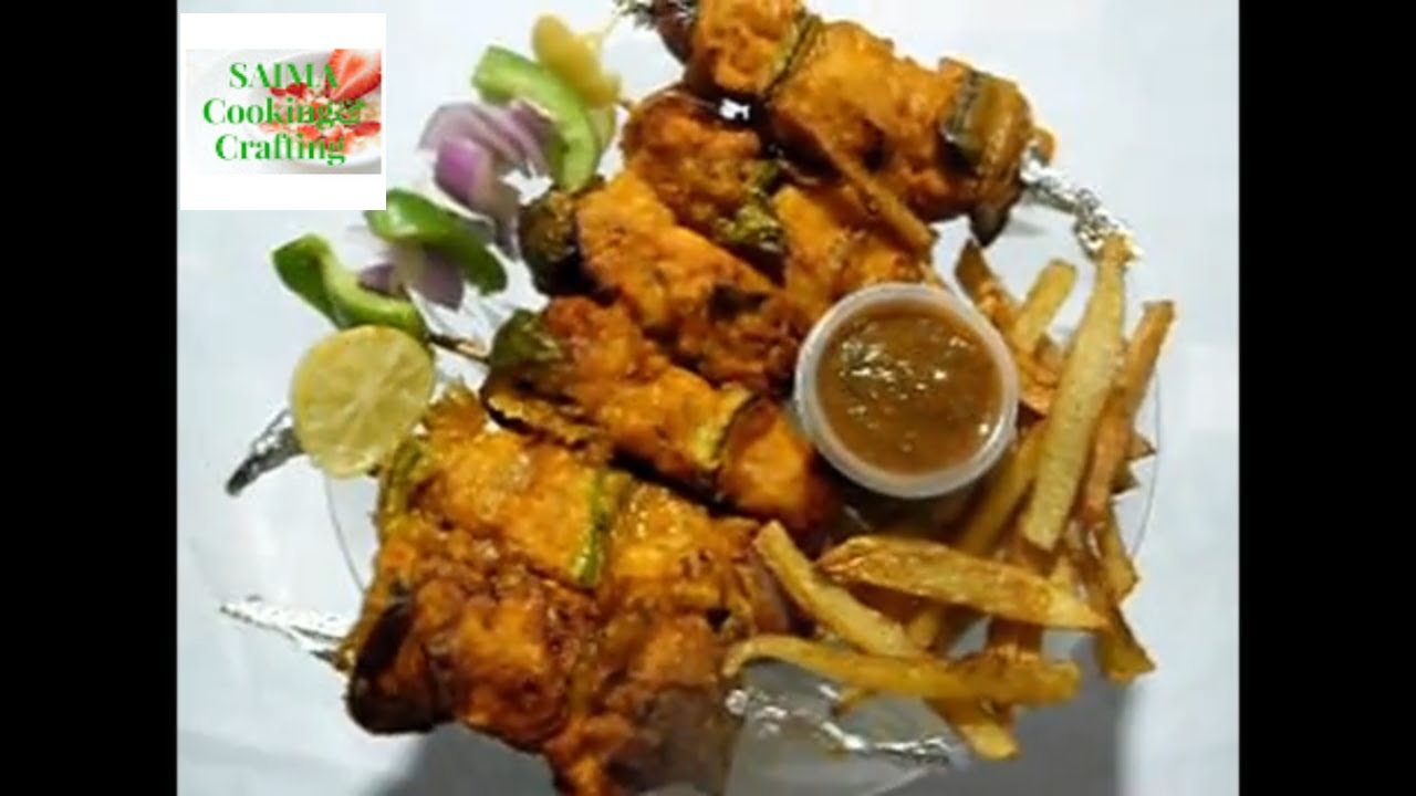Chicken Sticks Boti|how to make Chicken stick fry|Chicken Boti Sticks ...