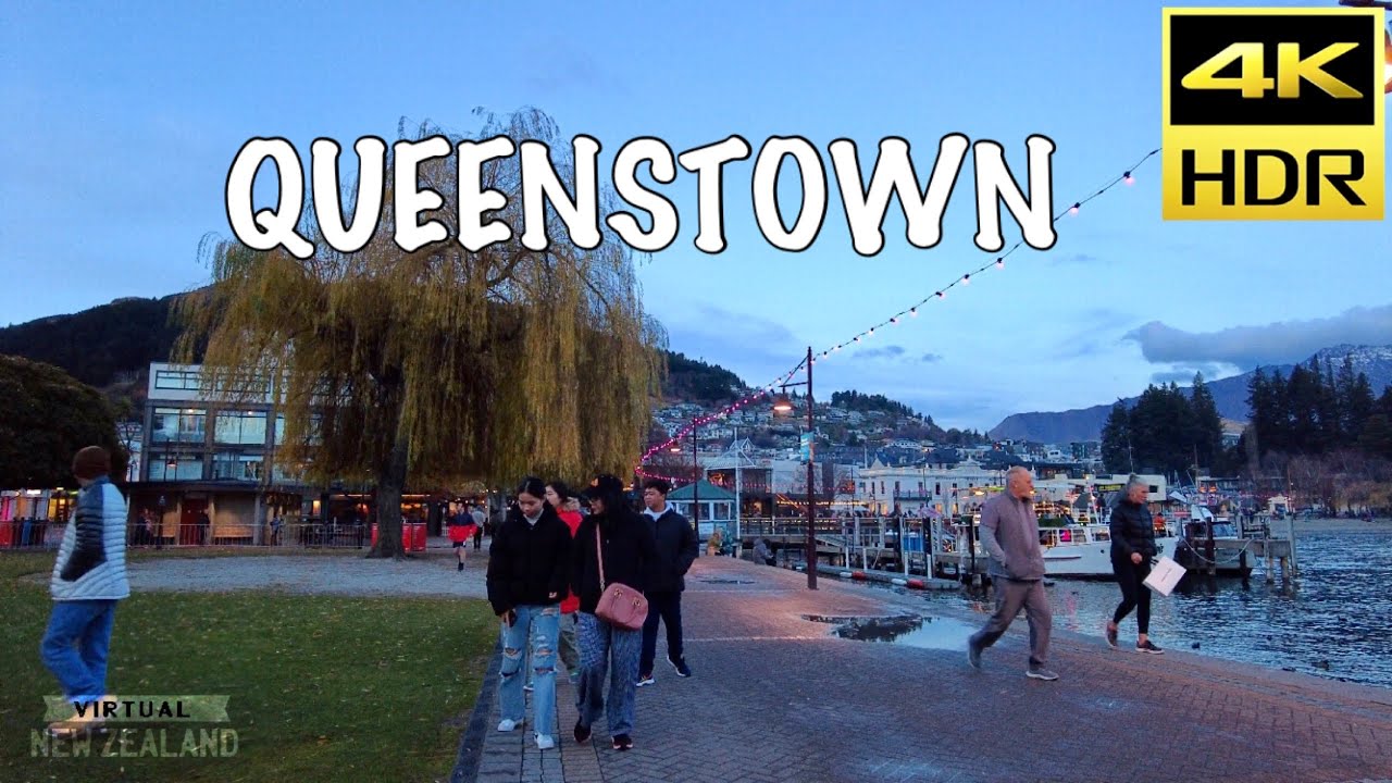 【4K HDR】Walk Tour Queenstown New Zealand! - YouTube