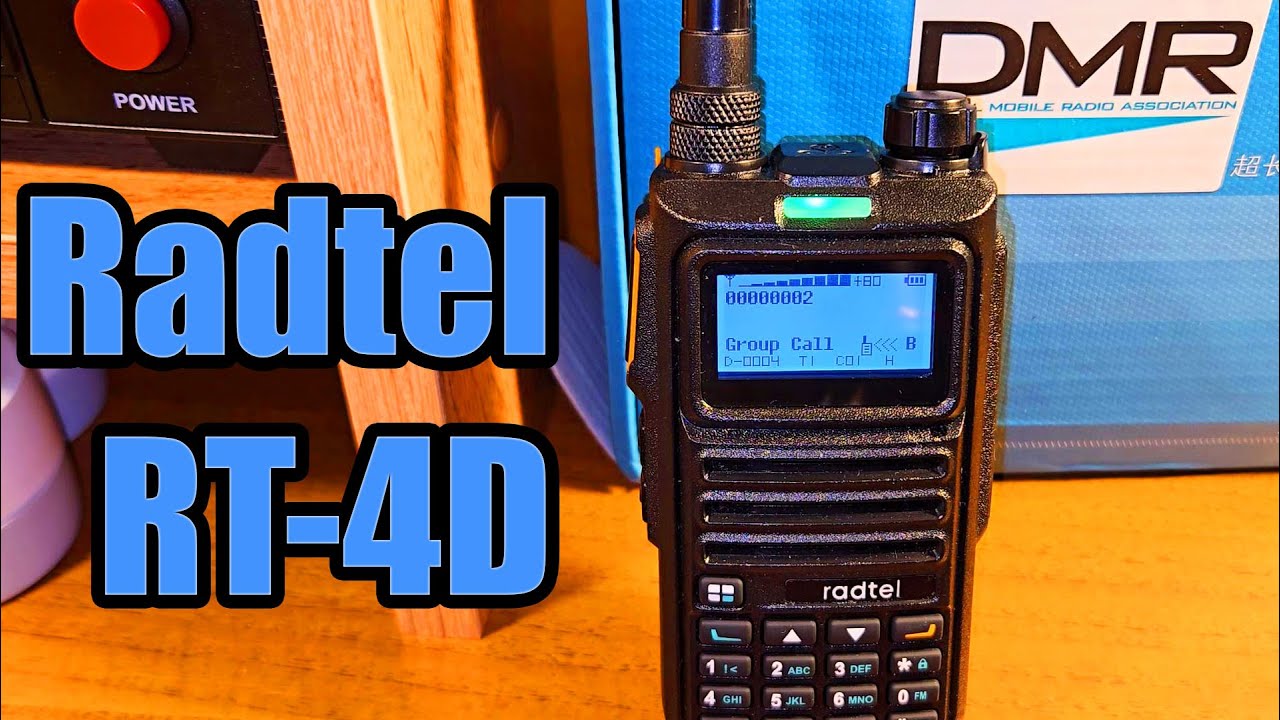Radtel RT4D DMR radio - YouTube