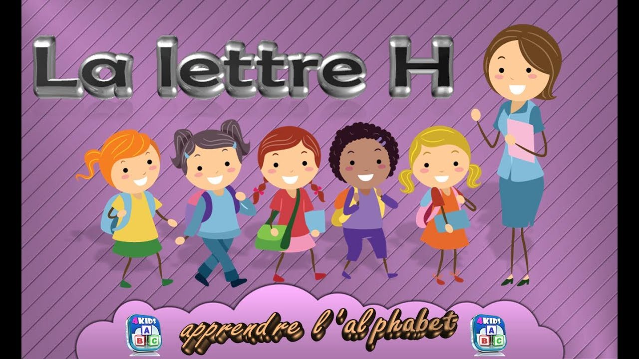 La lettre H - apprendre l'alphabet - Français Maternelle - pour enfants ...