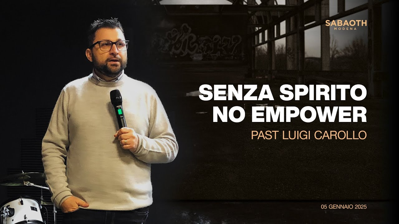 Domenica Gospel | Senza Spirito no Empower - Past Luigi Carollo 5/01 ...