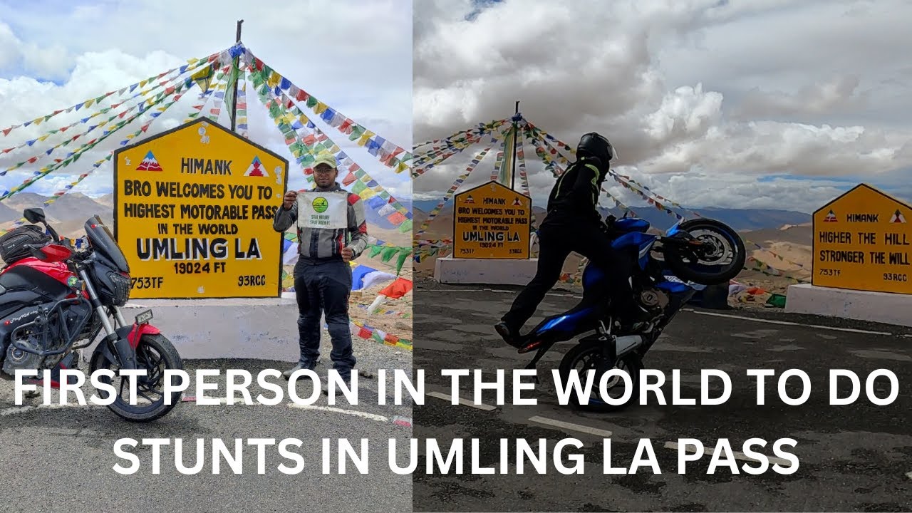 Day 33 To the Umling la pass Leh Ladakh | first person in the world to ...