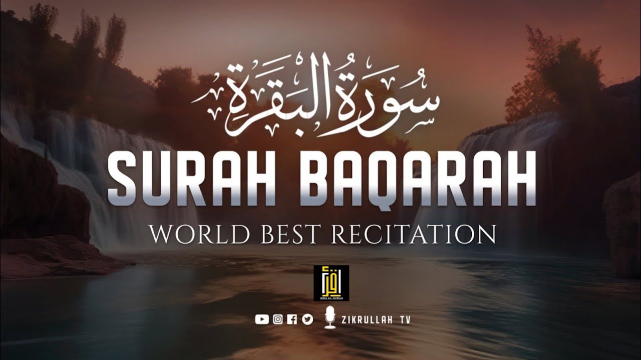 #SuratalBaqarah in the beautiful voice of Mashari al-Fasi Iqra Quran ...
