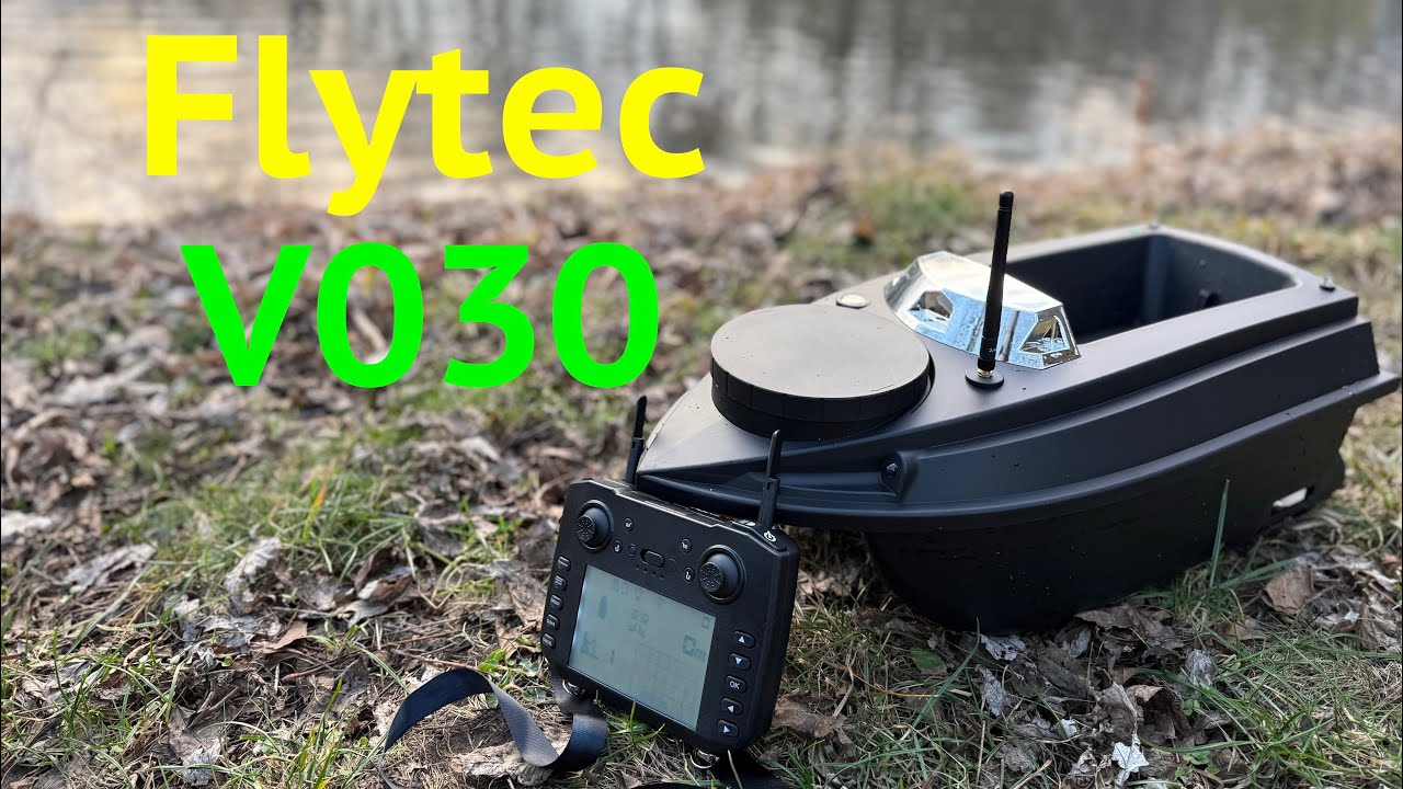 Лучший Прикормочный Кораблик для Рыбалки! Flytec v030 с gps! Дальность ...