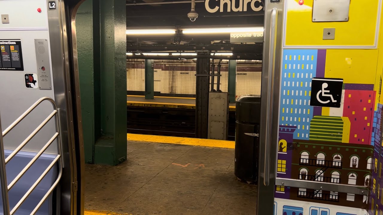 CULVER CBTC UPDATE: Ride on Stillwell Av bound R160 F to Kings Hwy ...