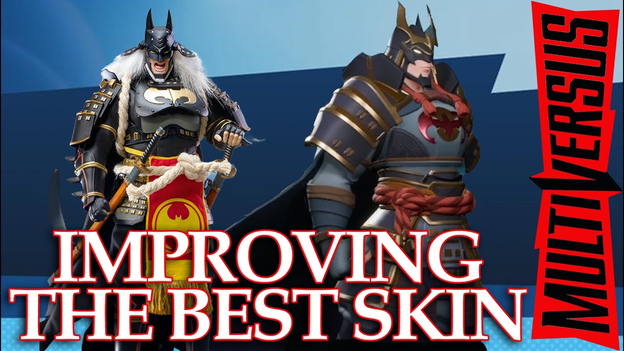 Improving MultiVersus Batman's 𝐒𝐚𝐦𝐮𝐫𝐚𝐢 𝐒𝐤𝐢𝐧 侍 - YouTube