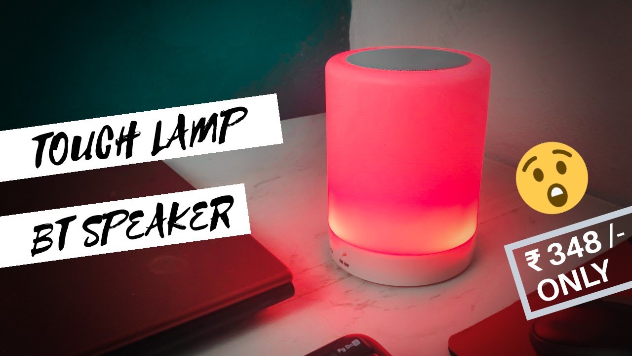 Touch Lamp Plus Bluetooth Speaker Review | Budget Multicolor Lamp - YouTube