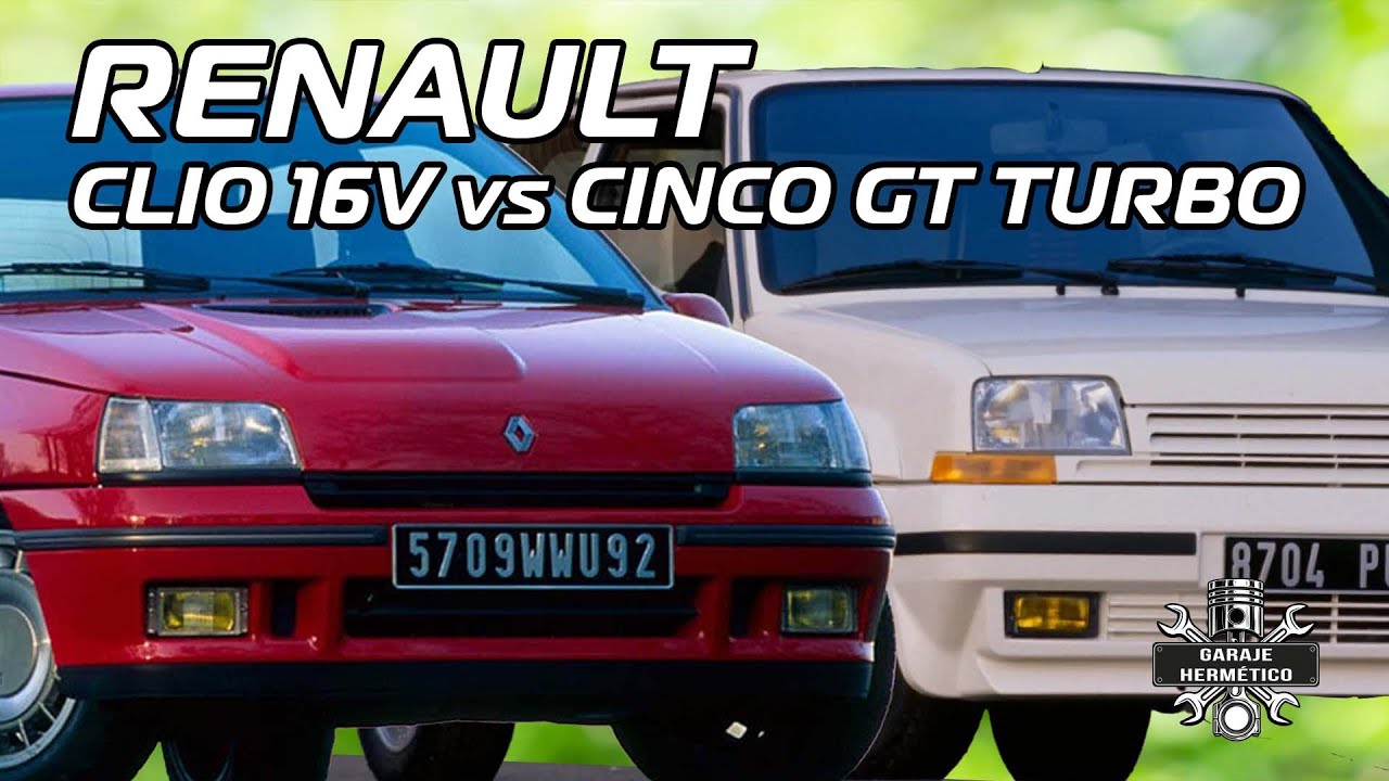 RENAULT 5 GT Turbo vs Clio 16V: Comparativa Vintage - YouTube