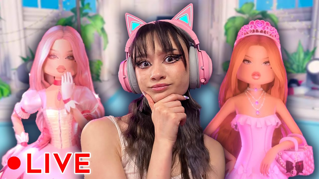 Voor het eerst Dress To Impress spelen (HELP) | Roblox DTI LIVE - YouTube