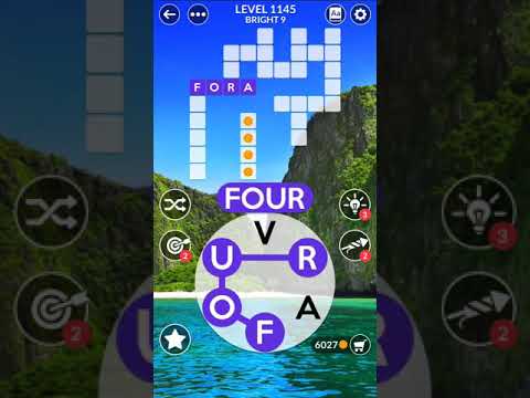 Wordscapes Level 1145 | Answers - YouTube