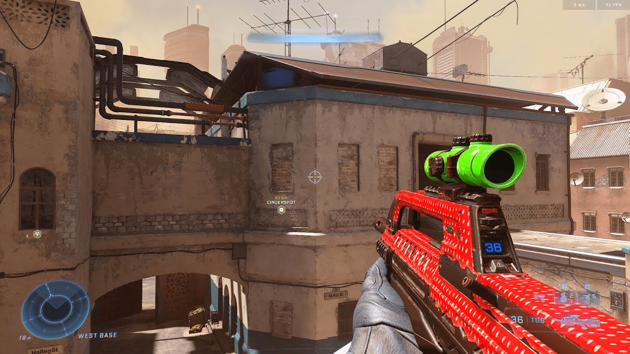 Halo Infinite Watermelon Slice Weapon Coating Ingame POV - YouTube