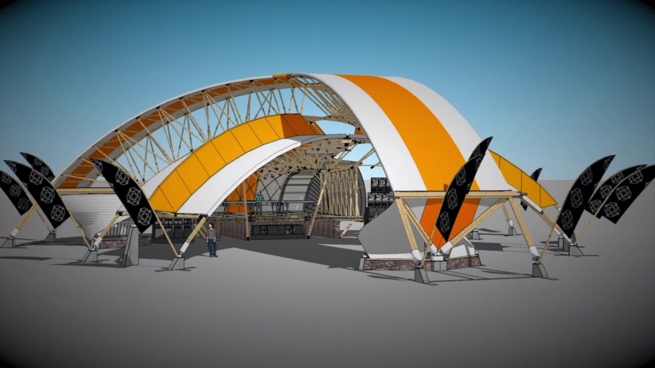 Bamboo Stage Design Project - YouTube