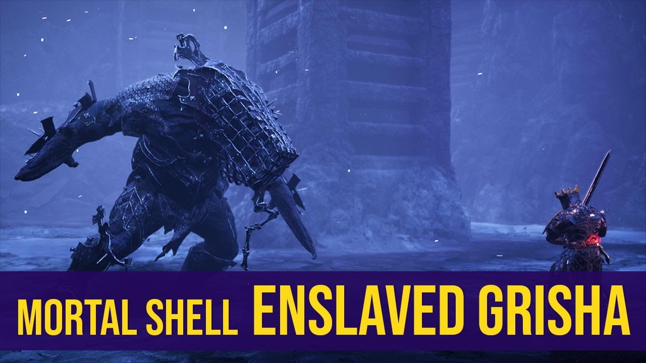 Mortal Shell Enhanced Edition - Enslaved Grisha Boss Fight - PlayStation 5 - JRC.RO - YouTube