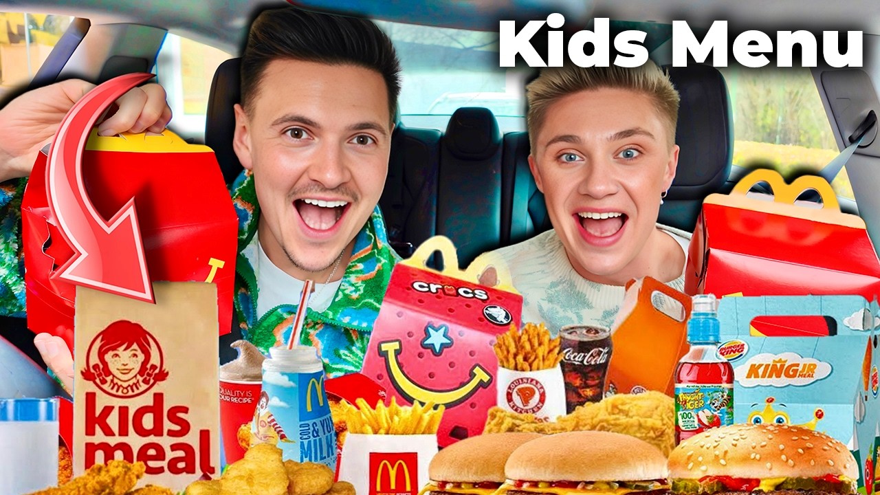 We tried EVERY fast food kids meal - YouTube