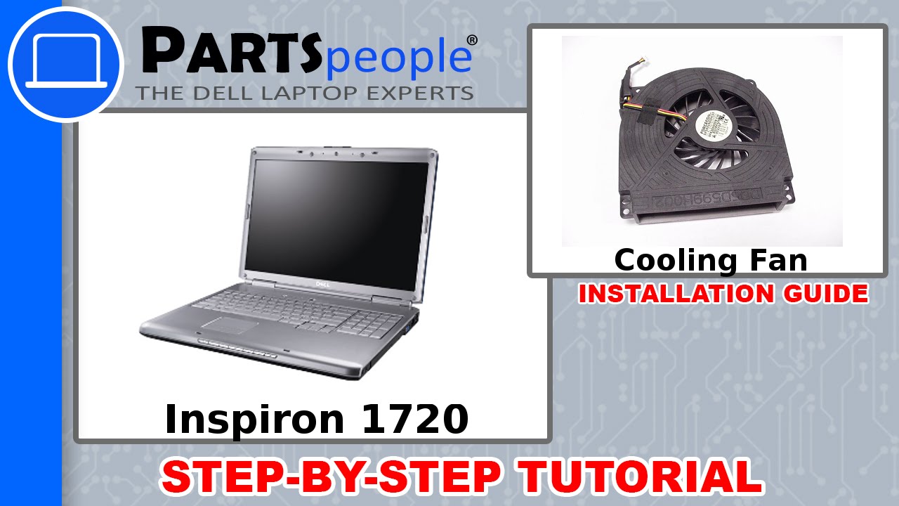 Dell Inspiron 1720 CPU Cooling Fan Replacement Video Tutorial - YouTube