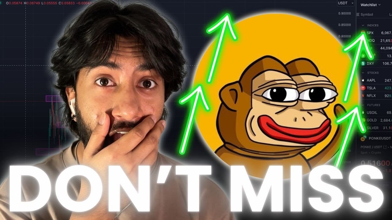 $PONKE TO $1 VERY SOON? (MUST WATCH) MARKET UPDATE MOST VIRAL SOLANA ...