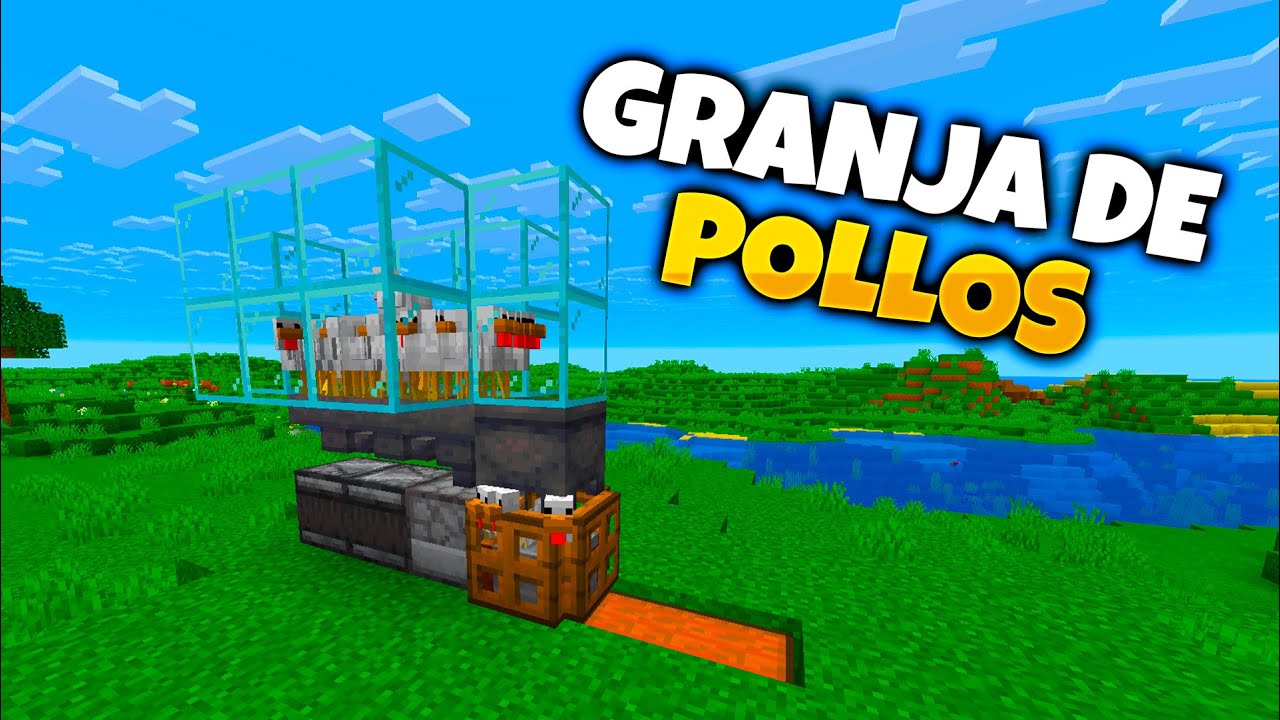 Cómo hacer una GRANJA de POLLOS AUTOMÁTICA en Minecraft 1.21.7 - YouTube