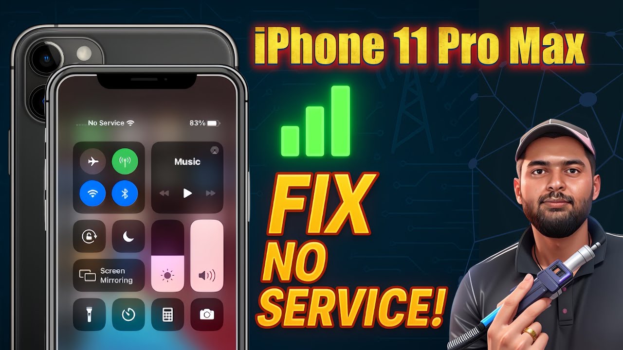 How to Fix iPhone 11 Pro Max No Service Issue — 100% Working! - YouTube