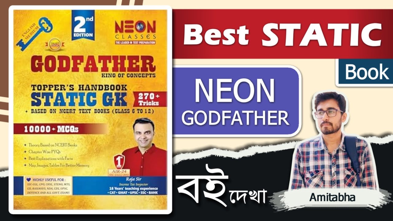 🔥Best Static GK Book For Competitive Exams | NEON GODFATHER Static GK ...