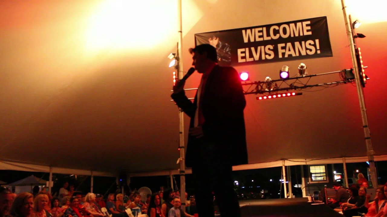 Jeffrey Krick sings 'Girl Happy' Elvis Week 2015 - YouTube