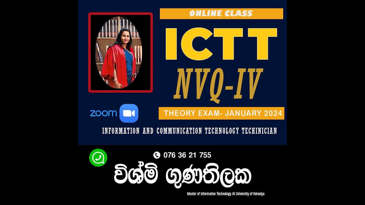 ICTT NVQ 4 Paper Discussion Class for Theory Exam January 2024 - YouTube