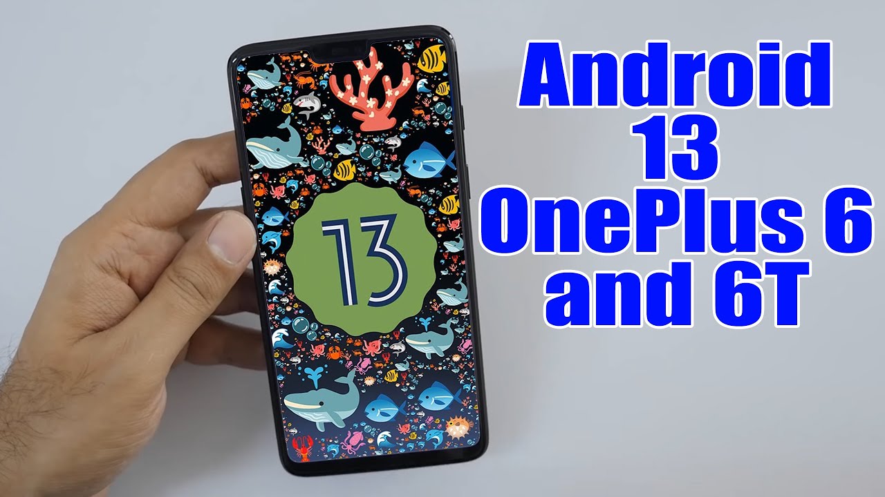 Install Android 13 on OnePlus 6 and 6T (AOSP Rom) - How to Guide! - YouTube
