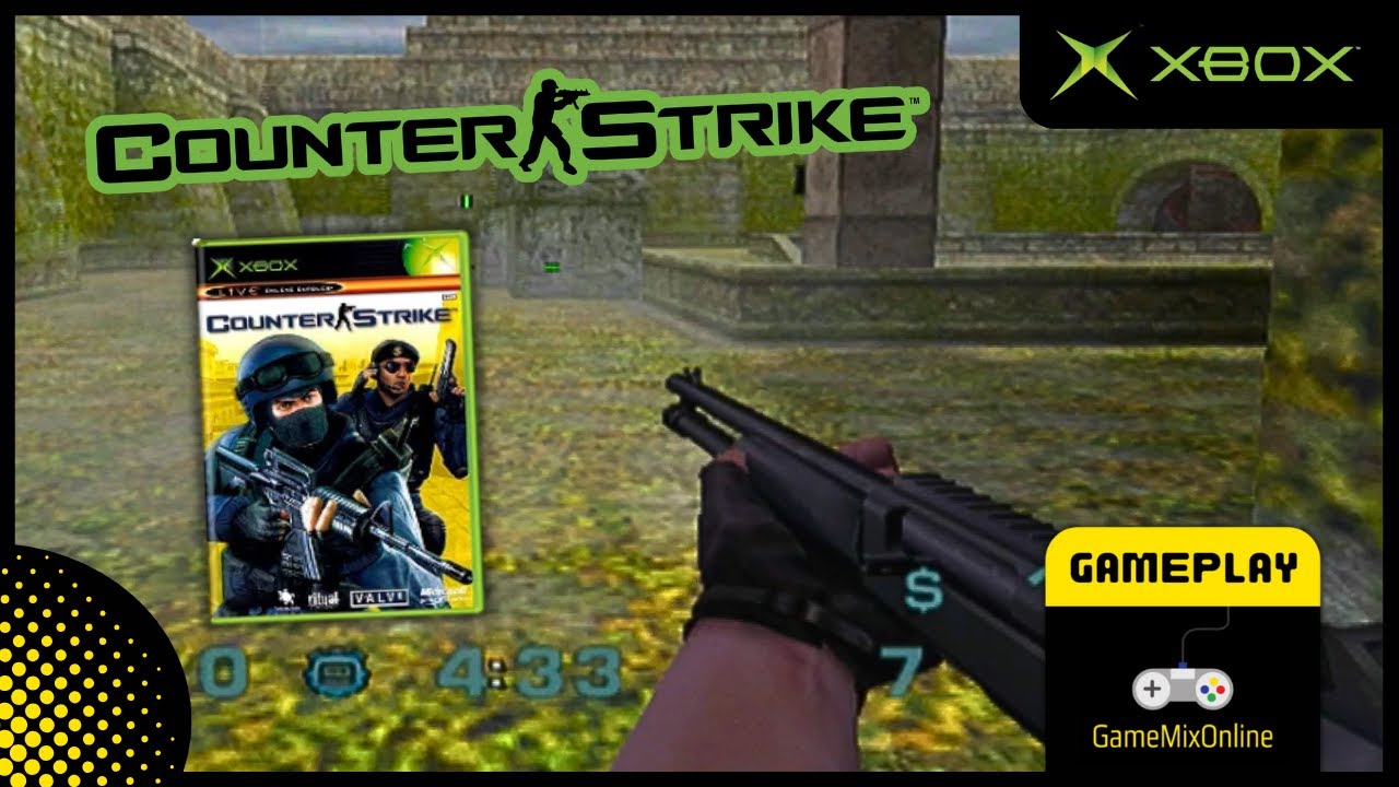 Counter Strike 1.6 [XBOX] - FIRST MATCH EVER in Xbox version GAMEPLAY ...