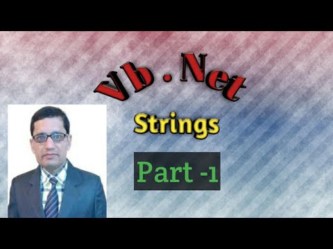 Vb. Net Part 1 (string) - YouTube