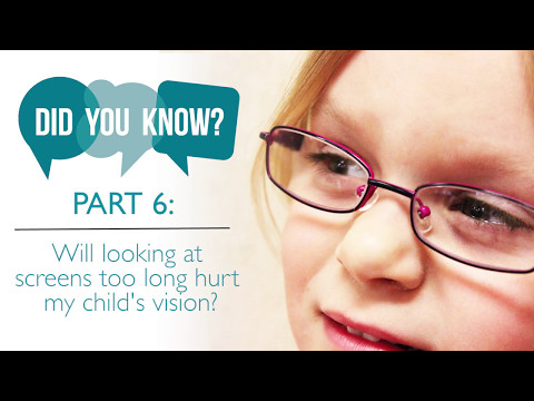 Does Screen Time Effect My Child's Vision
