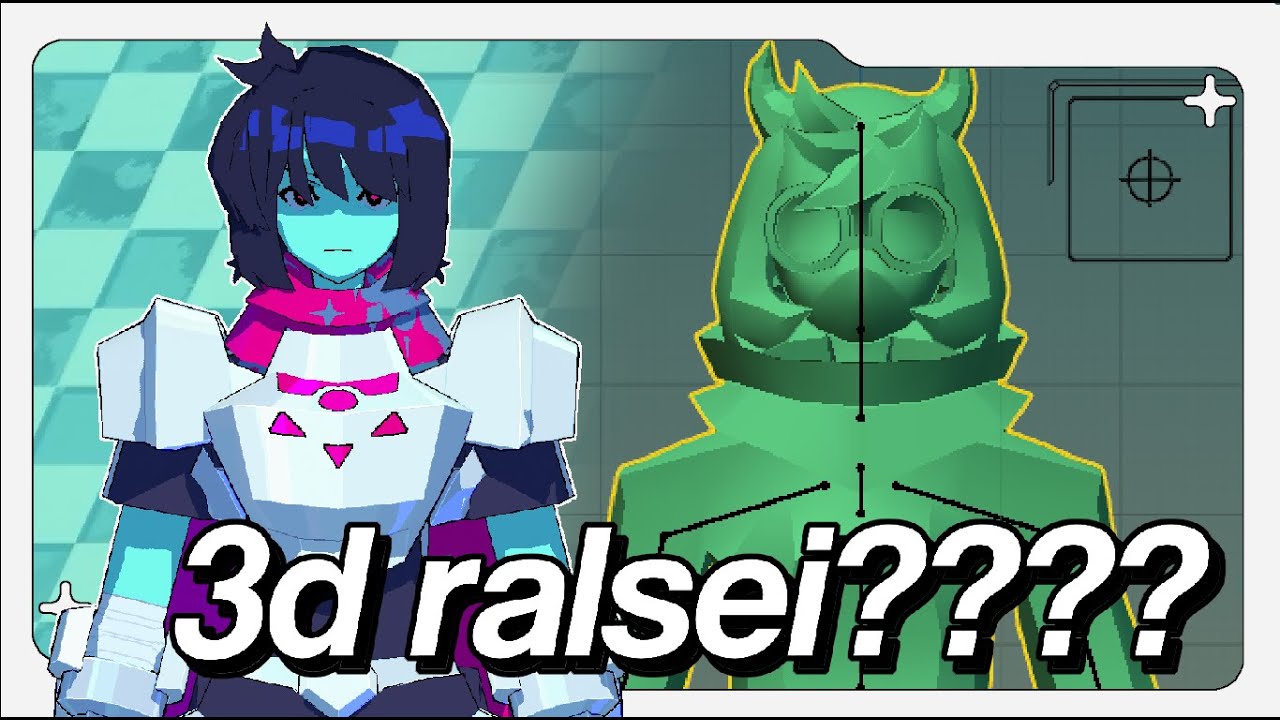 making a ralsei 3d model! (Blender) - YouTube