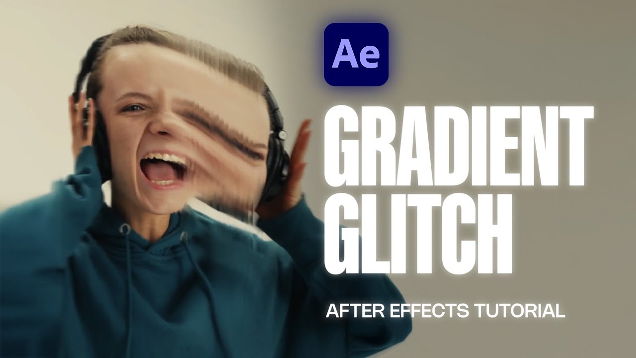 How to Apply Gradient Time Displacement Glitch in After Effects - YouTube
