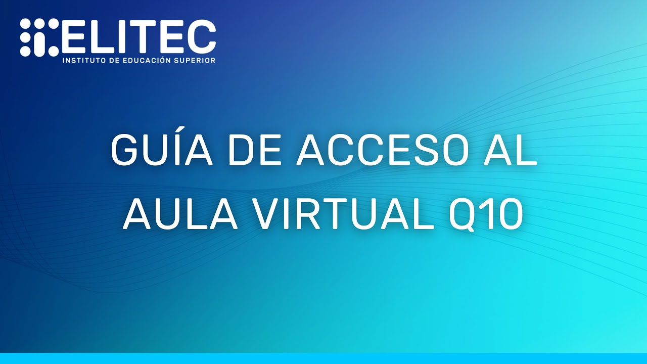Guía de Acceso Aula Virtual - YouTube