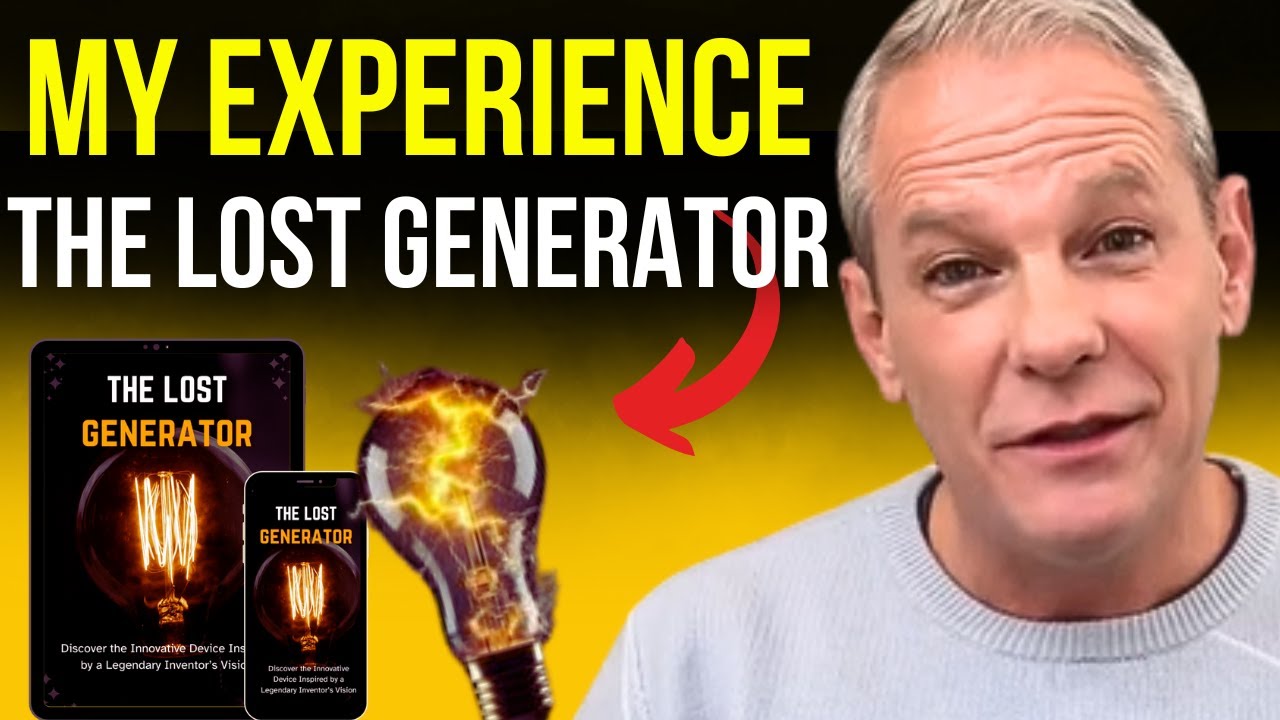The Lost Generator Reviews 🫵💡 Edison’s DIY Energy Invention – Scam or ...