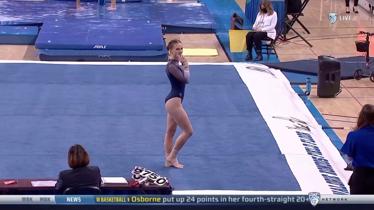 Emma Andres Floor UCLA vs Arizona State 2021 9.575 - YouTube