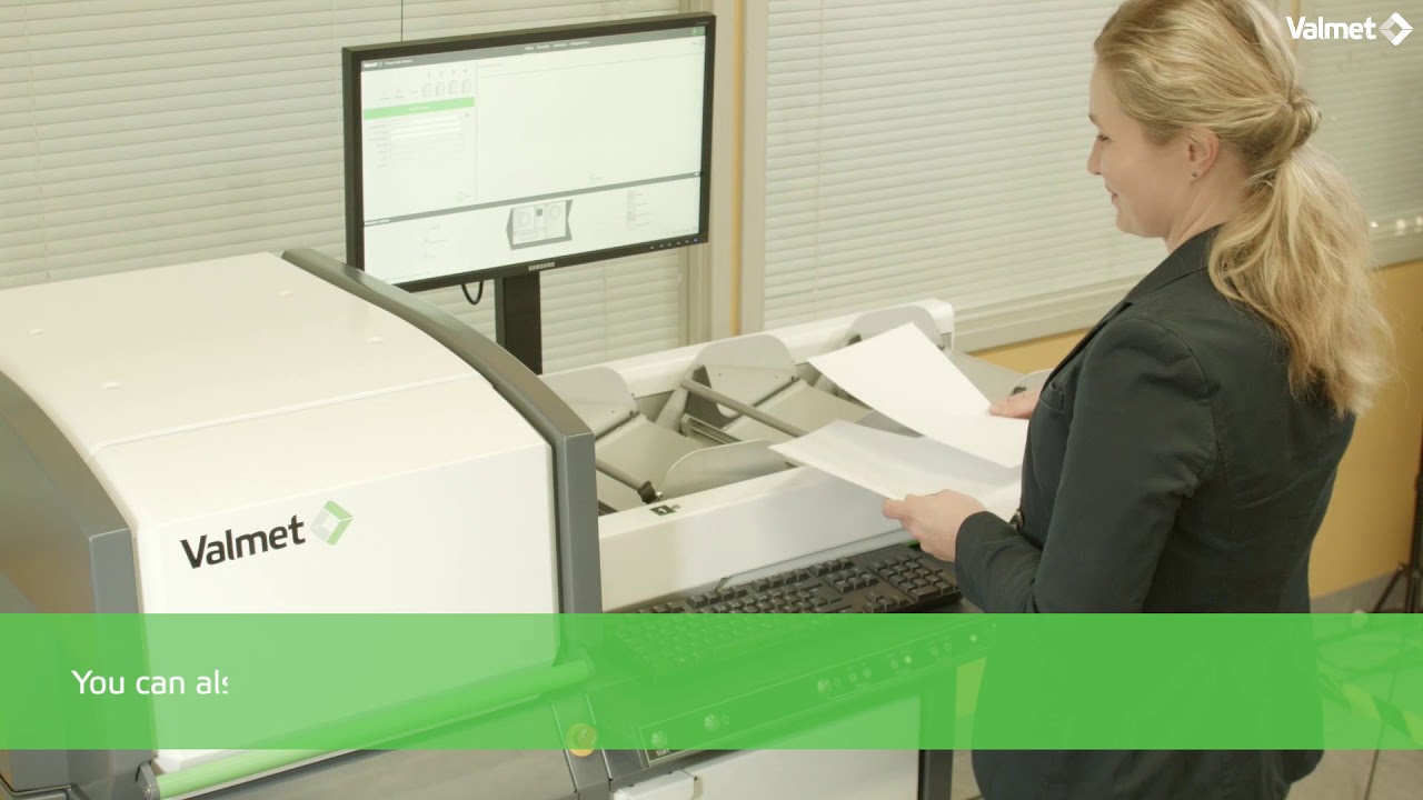 Easy and fast automated paper and board testing - YouTube