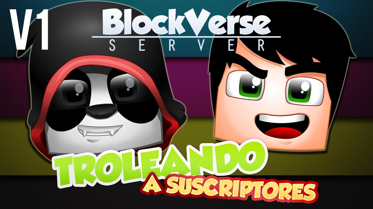 Troleando a Subs V1 | EuMaster | BlockVerse Server - YouTube