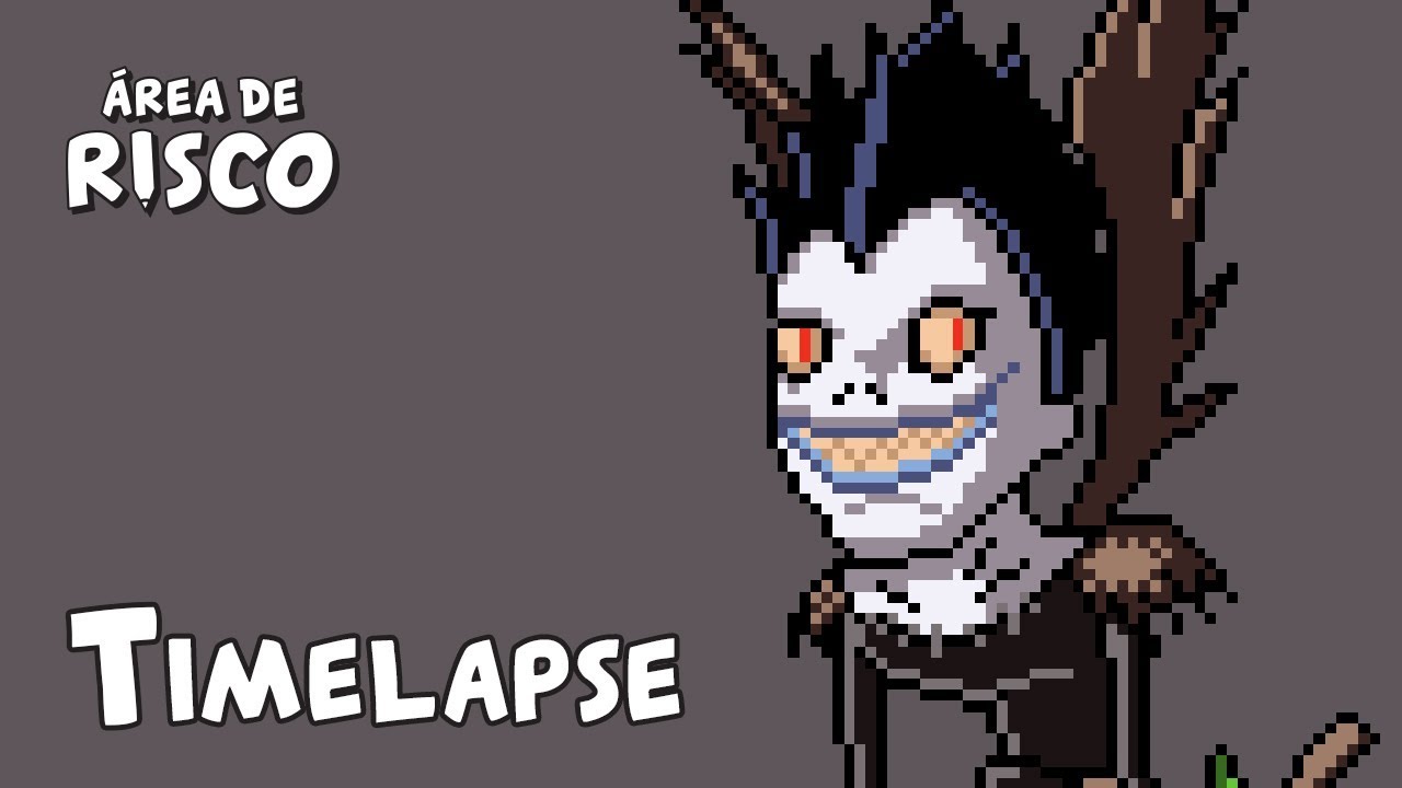 Pixelart: Ryuk - Death Note | Área de Risco - Timelapse (Octobit 2017 ...